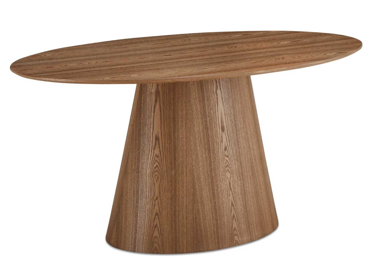 Table à manger ovale 160 cm chêne - Cbc-Meubles