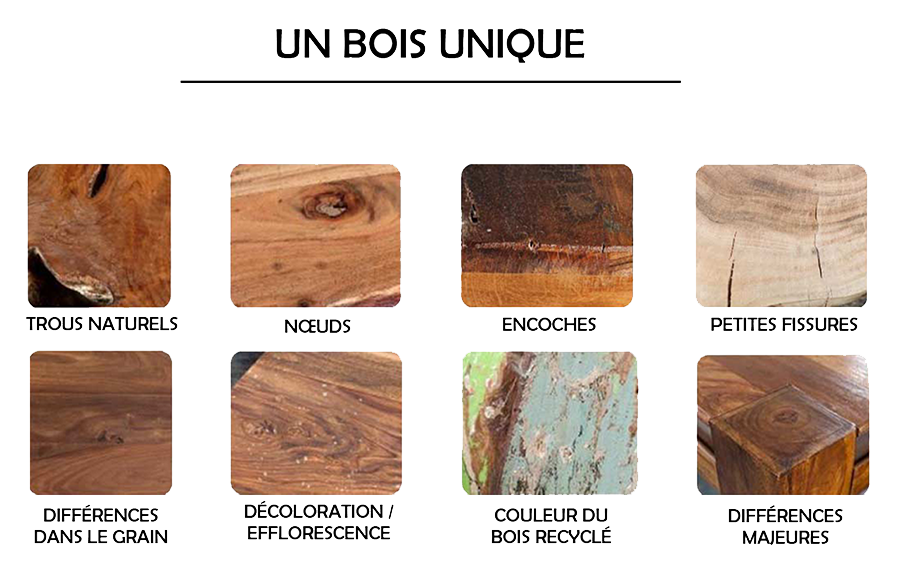 Qu’est-ce qui rend nos meubles en bois massif si originaux