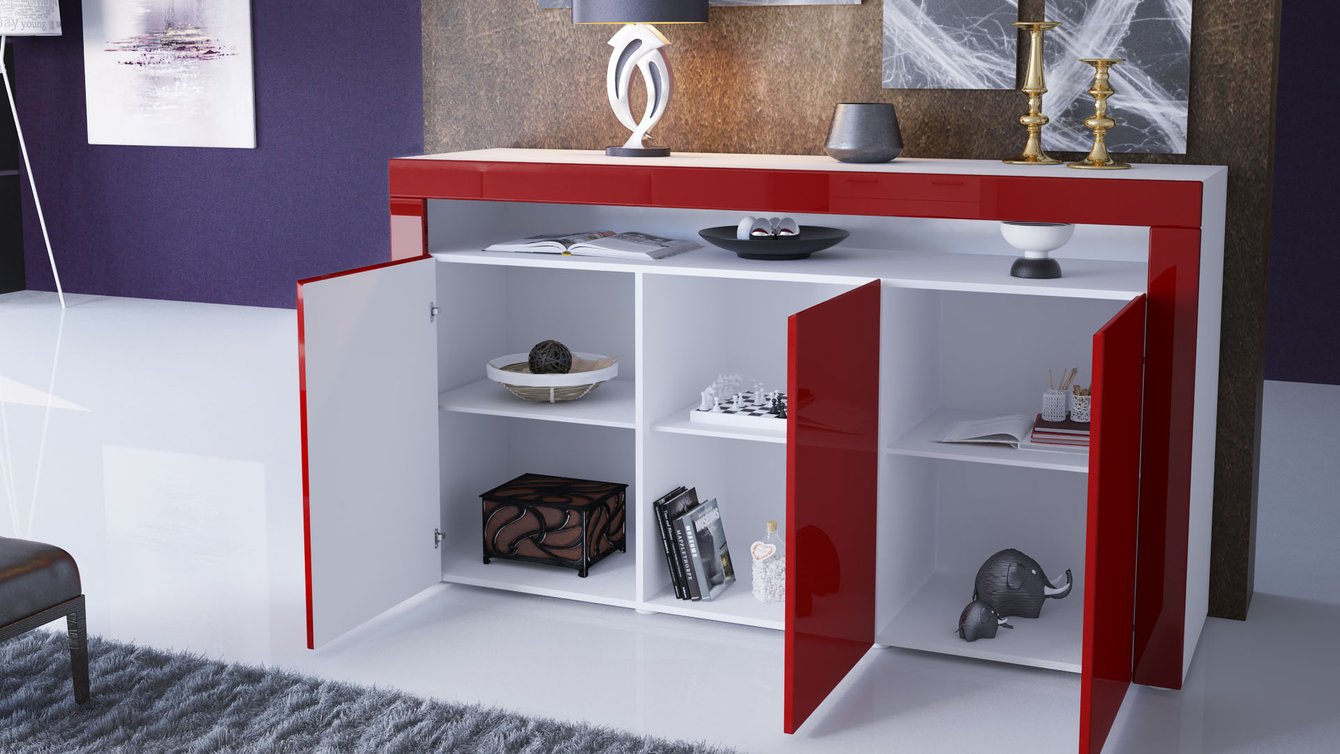 Meuble buffet séjour design - Cbc-Meubles